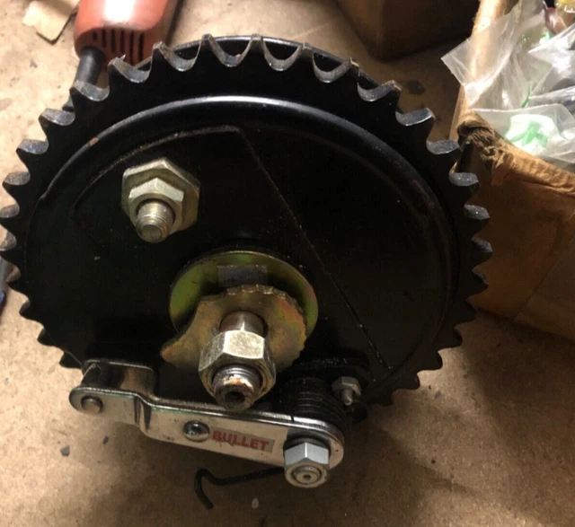 ROYAL ENFIELD COMPLETE Half Width Rear Wheel Hub Brake Bearing Axle £83 ...