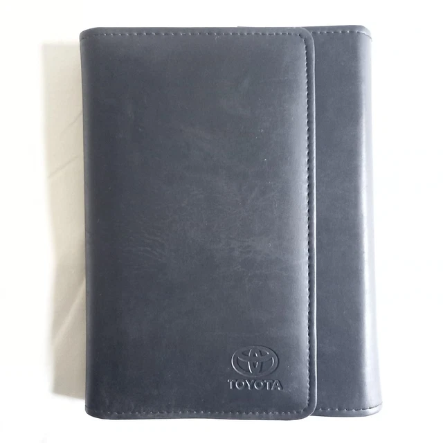 GENUINE TOYOTA DOCUMENT Wallet Owners Manual Handbook Service Record ...