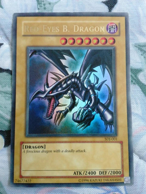 YU-GI-OH! TCG RED-EYES B. Dragon Starter Deck Joey SDJ-001 Unlimited ...