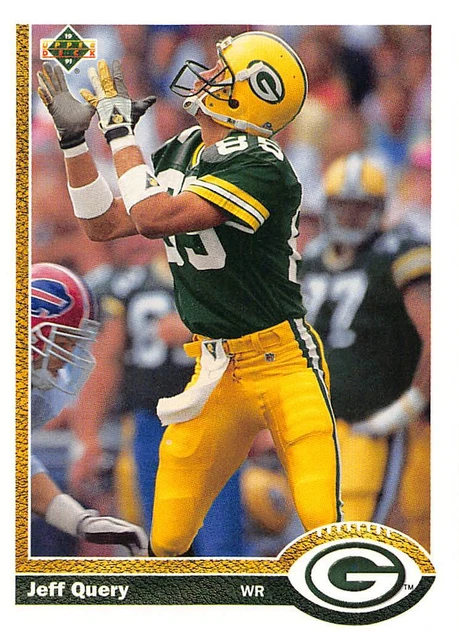CARTE DE FOOTBALL Jeff Query 1991 Upper Deck 584 Green Bay Packers EUR ...