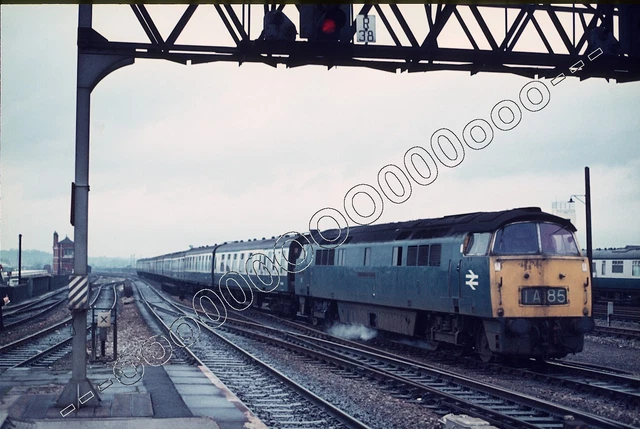 35MM ORIGINAL COLOUR SLIDE OF CLASS 52 WESTERN AT READING IN 1971. £14. ...