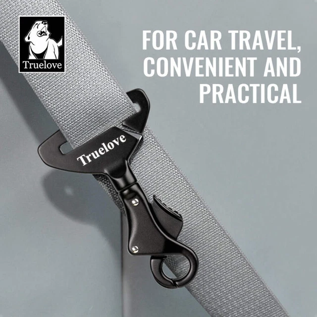 TRUE LOVE PET Seat Belt Safety Hook Car Restraint Lightweight Aluminium $28.99 - PicClick AU