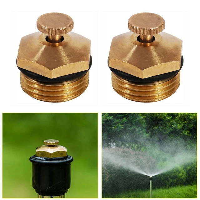 BRASS SPRINKLER HEAD Adjustable Drip Irrigation Garden Watering EUR 4 ...