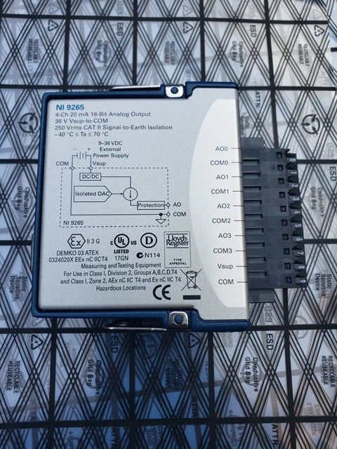 NATIONAL INSTRUMENTS NI 9265 4-Ch 16-Bit Analog Output Module $430.00 - PicClick CA