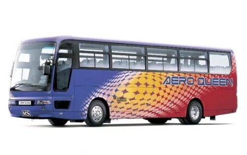 AOSHIMA 1/32 BUS No.30 Mitsubishi Fuso Aero Queen I High Way Bus Model ...