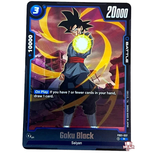 DRAGON BALL FUSION World Awakened Pulse Eng Rare R fb01-037 Goku Noir EUR 1,74 - PicClick FR