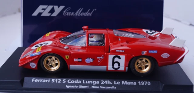FLY FERRARI 512 S Coda Lunga 24h Le Mans 1970 No 6 Giunti Vaccarella ...