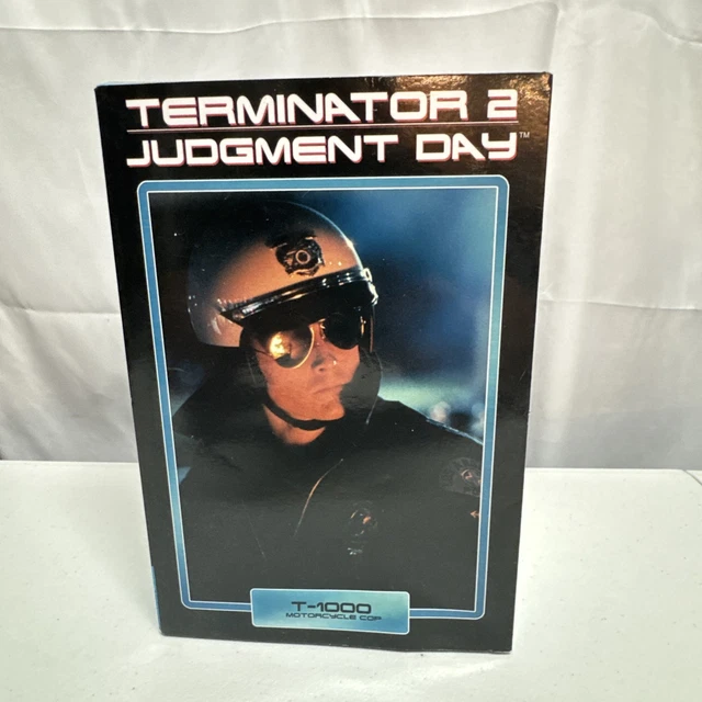 NECA TERMINATOR 2 Collectible Ultimate T-1000 Motorcycle Cop Action ...