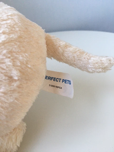 RSPCA PERFECT PETS Scraps Soft Toy Labrador Dog Puppy Soft Beanie 2002 ...