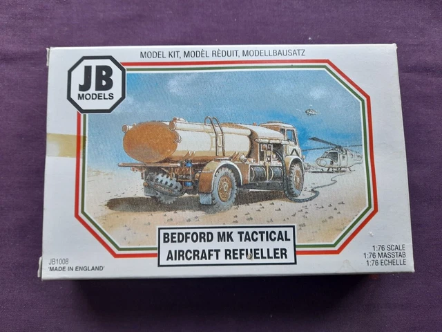 JB MODELS BEDFORD Mk Tactical Aircraft Refueller 1:76 Scale Model Kit £ ...