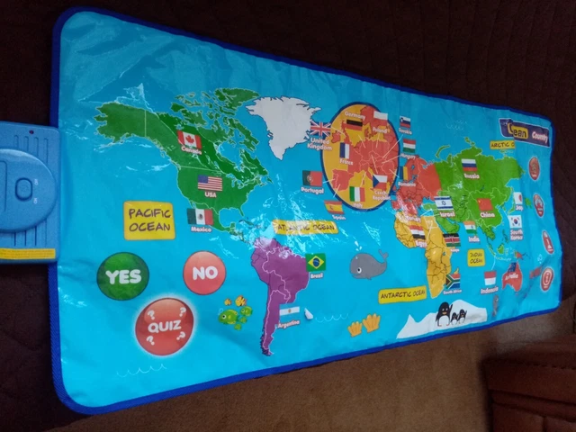 CHAD VALLEY LARGE World Interactive Map Educational Talking Map Toy for ...