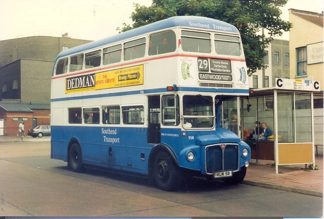 BUS PHOTO ALM5B Southend Transport ex London AEC Routemaster @ Southend ...