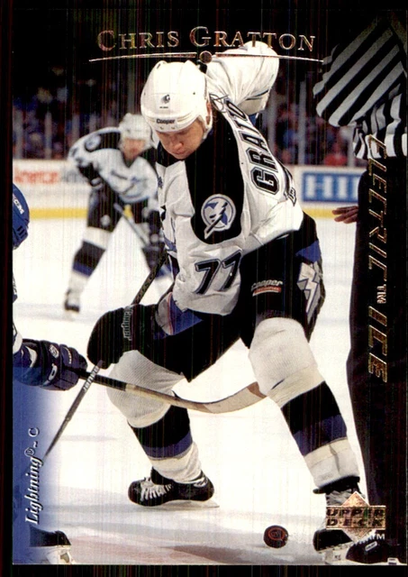 1995-96 GLACE ÉLECTRIQUE pont supérieur Chris Gratton Tampa Bay ...