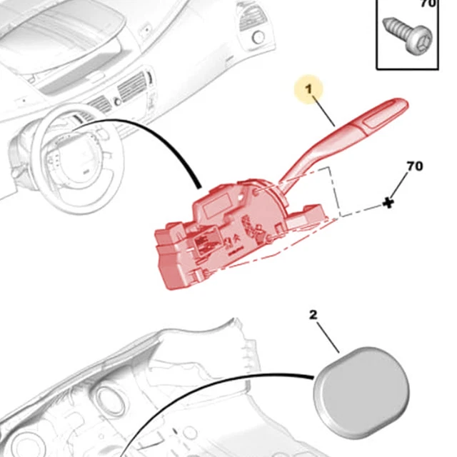 FOR CITROEN C4 Picasso /Grand Picasso Automatic Gear Selector Shifter ...