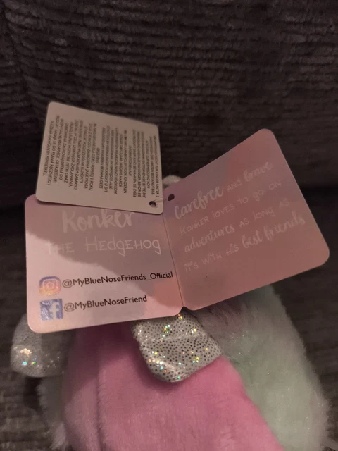 MY BLUE NOSE Friends Sparkle Edition Series Konker The Hedgehog 🦔 ...