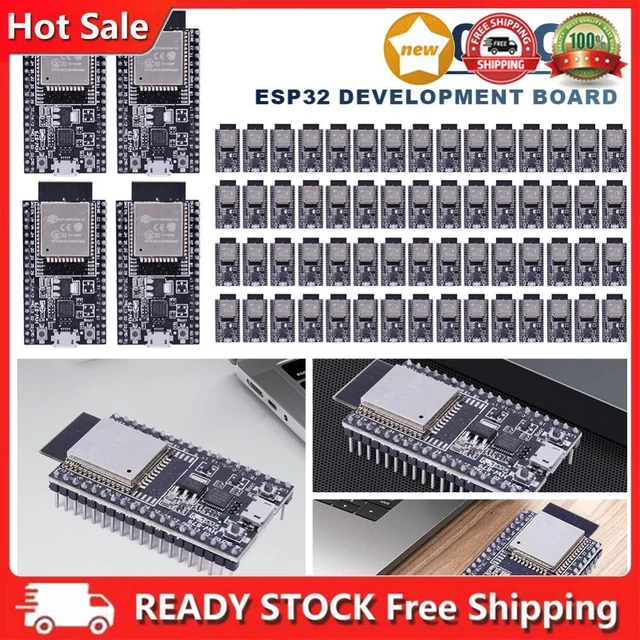 ESP32 DEVELOPMENT BOARD 500mA ESP32-DevKitC Core Board WiFi Bluetooth-compatible £178.29 ...
