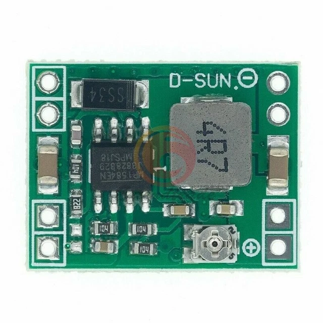 MINI 3A DC-DC Step Down Module Buck Converter Power Adjustable MP1584EN ...
