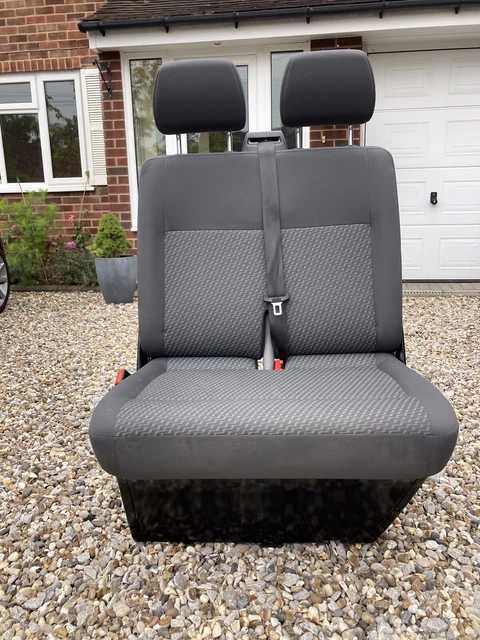 VW TRANSPORTER T5/T6 Double Passenger Front Bench Seat With Storage £26 ...