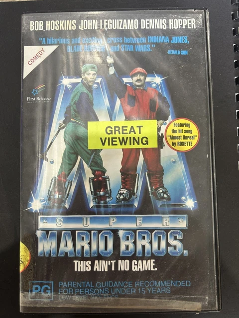 SUPER MARIO BROS VHS Big Box Ex Rental Action Video 1993 $30.00 ...