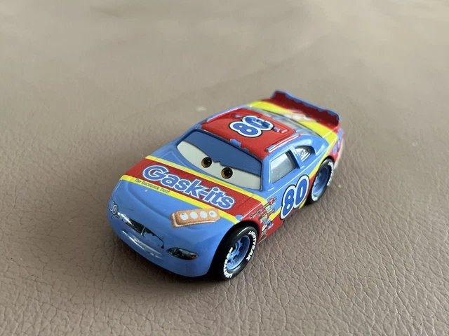 DISNEY PIXAR CARS REX REVLER GASK-ITS #80 SPEEDWAY RACER Diecast 1:55 £ ...