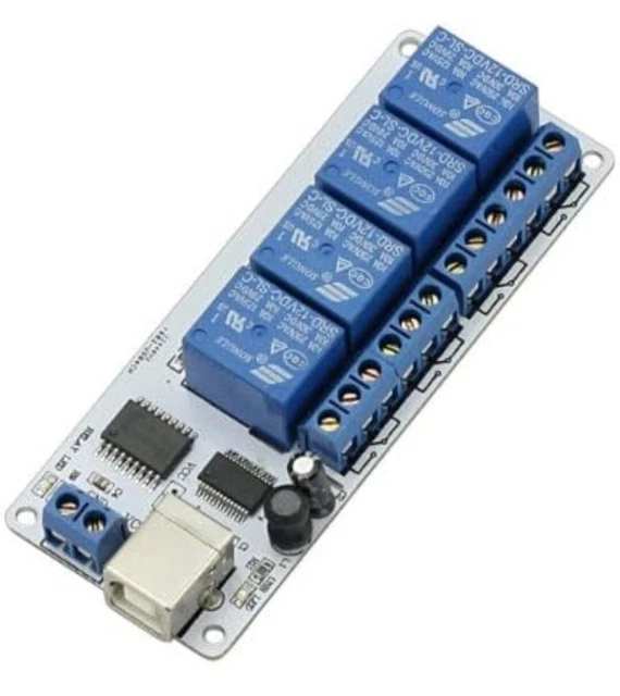 SAINSMART USB 4 Channel DC 12V Relay Module Automation for Arduino ...