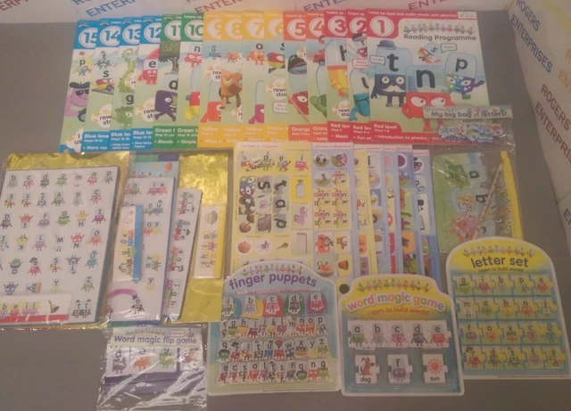 ALPHABLOCKS LEARN TO Reading programme Magazine Issues 1-15 + Lots ...