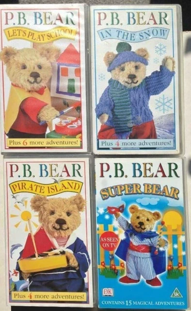 4X P. B. BEAR VHS Video Tape Bundle of 4 1997 Hill Roberts Films £23.99 ...