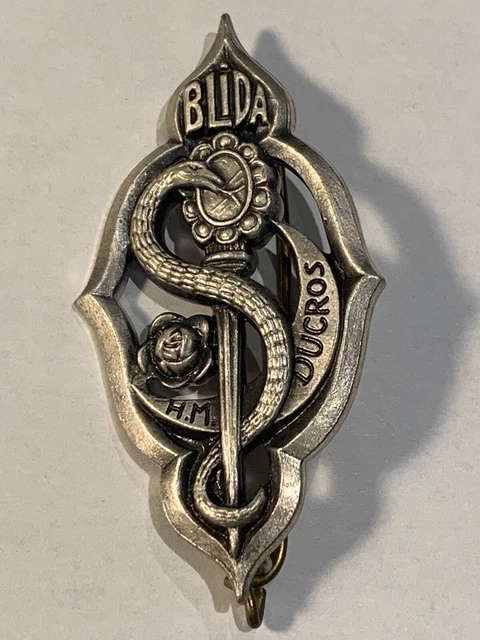 INSIGNE HÔPITAL MILITAIRE Blida Ducros Drago Paris (106-8/P3/A3-33) EUR ...