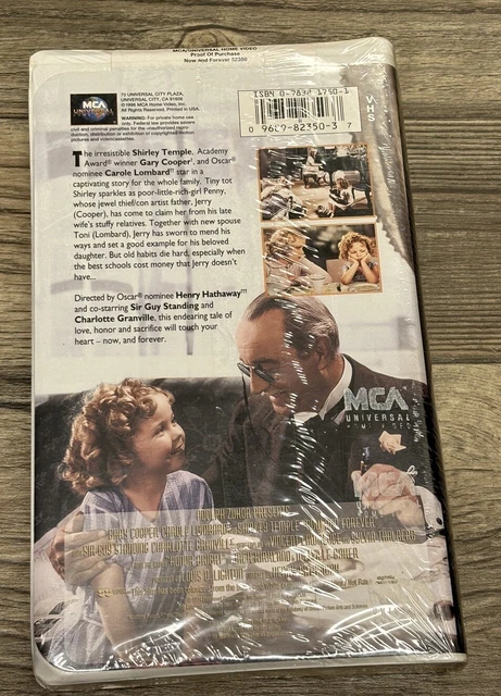 VINTAGE 1996 SHIRLEY Temple Colorized VHS Movie "Now and Forever" New Sealed £5.05 - PicClick UK