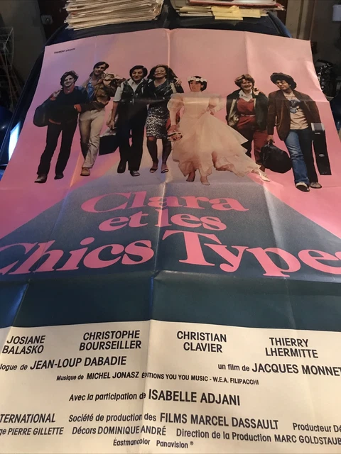 AFFICHE CINÉMA CLARA Et Les Chics Types 160x120 Originale EUR 4,50 - PicClick FR