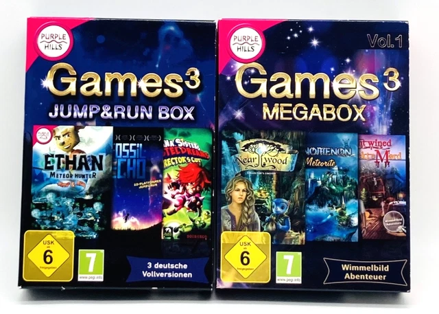 BUNDLE GAMES3 JUMP & Run Box und Wimmelbild Megabox Vol. 1 PC CD-ROM ...