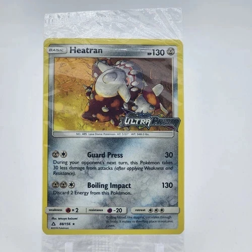 HEATRAN - 88/156 - Ultra Prism Stamped Promo - Pokemon Card - SEALED $9 ...