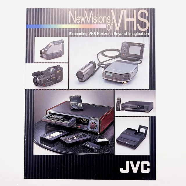 JVC 90'S BROCHURE Catalog Original HR-SC1000U Super VHS SVHS HR-FC100 ...