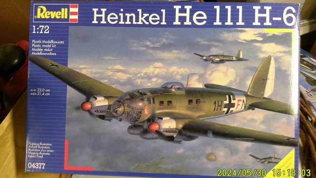 REVELL 04377 HEINKEL He 111 H-6 1:72 EUR 26,99 - PicClick IT
