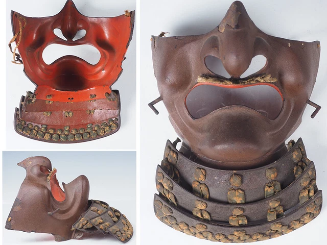 MENPO JAPANESE ANTIQUE Samurai Armor Edo period From japan $2,142.86 ...