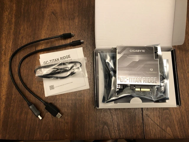 GIGABYTE GC-TITAN RIDGE Thunderbolt 3 Card - Hackintosh EUR 102,01 ...