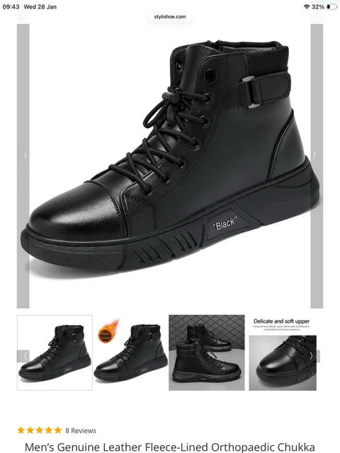 ORTHOPAEDIC CHUKKA BOOTS £16.15 - PicClick UK