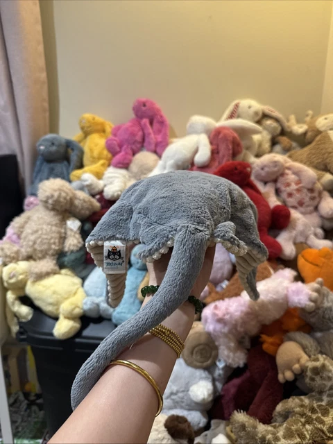 VERY RARE JELLYCAT - Stan Stingray - Retired Plush toy sealife ray gift ...