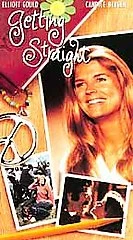 GETTING STRAIGHT [VHS], Good VHS, Elliott Gould, Candice Bergen, R ...