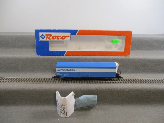 ROCO SPUR H0 46555 Güterwagen Kühlwagen Interfrigo der FS in OVP EUR 19 ...