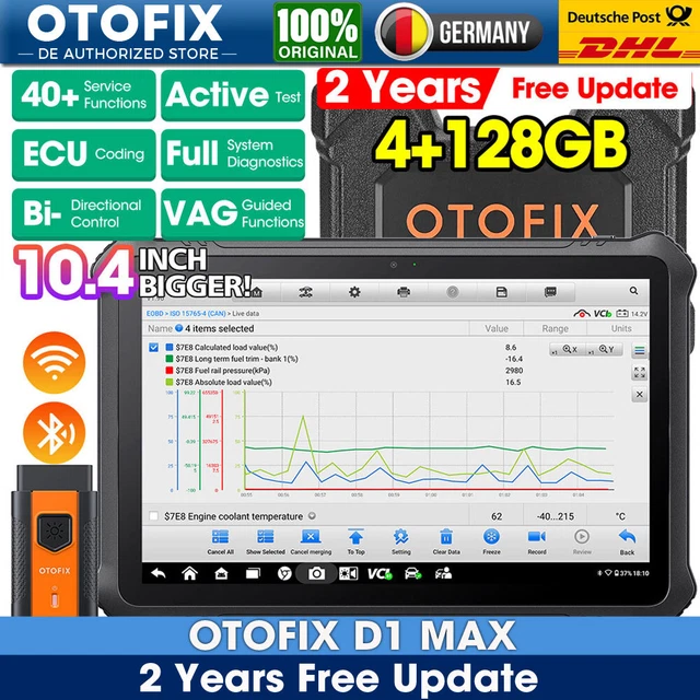 DISPOSITIVO DIAGNOSTICO OTOFIX D1 MAX MaxiSys PRO professionale OBD2 ...