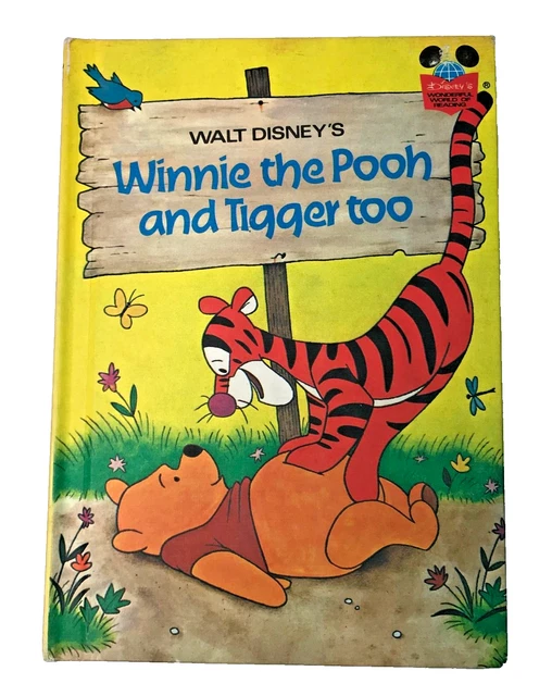Winnie The Pooh And Tigger Too Walt Disney 1975 Hardcover Book £20 92