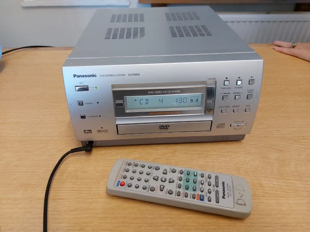 PANASONIC SA-PM08 5.1 Dolby DVD CD AM/FM Reciever £20.00 - PicClick UK