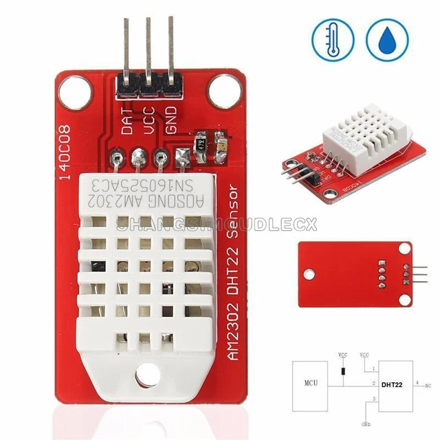 DHT22 AM2302 DIGITAL Temperature and Humidity Sensor Module 3V-5.5V $2. ...