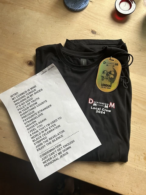 DEPECHE MODE MERCHANDISE - London O2 Arena 22/01/2024 EUR 93,53 ...