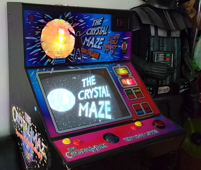 CRYSTAL MAZE ARCADE Quiz Machine V.1 With Token Blower!! ****Incredibly ...
