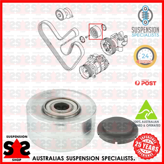DEFLECTION/GUIDE PULLEY, V-RIBBED Belt Suit VW Transporter 2.0 TDI ...