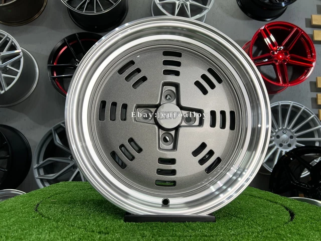 NEW 15 INCH 4X100 8J JDM AME A3C style grey wheels for NISSAN TOYOTA ...