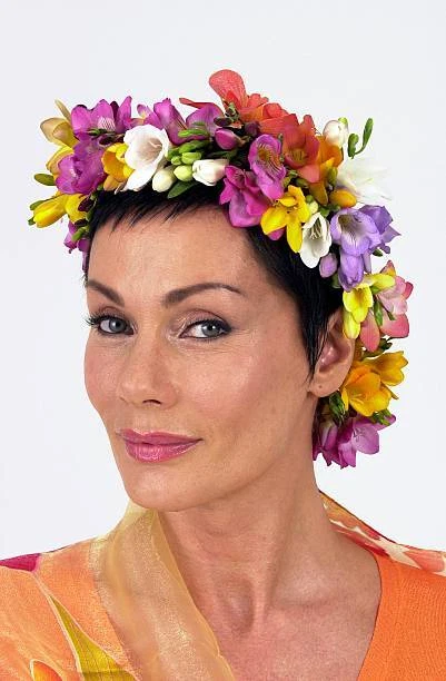 AUSTRALIAN ACTRESS AND model Virginia Hey during a photo shoot on - Old ...