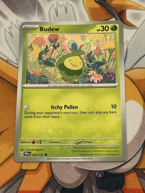 BUDEW - NEW 2025 Pokémon TCG Prismatic Evolutions Card 004/131 £0.99 - PicClick UK